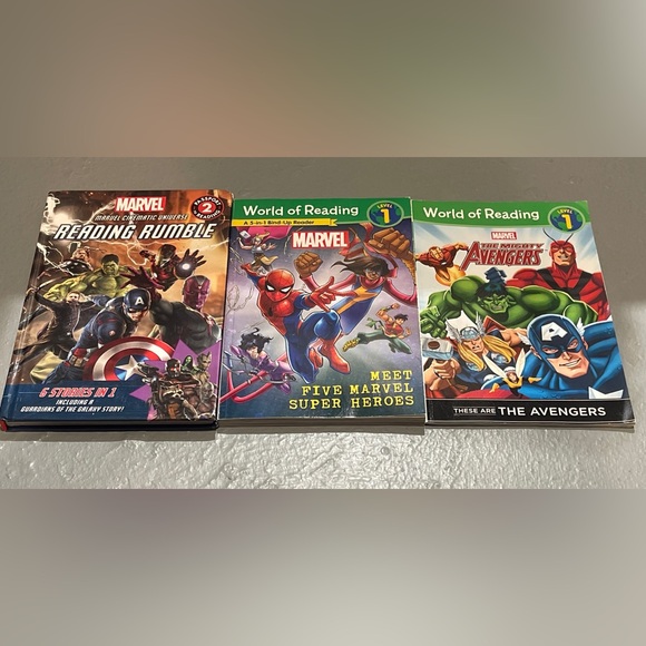 Marvel | Other | Marvel World Of Reading Level Meet Five Super Heroes ...